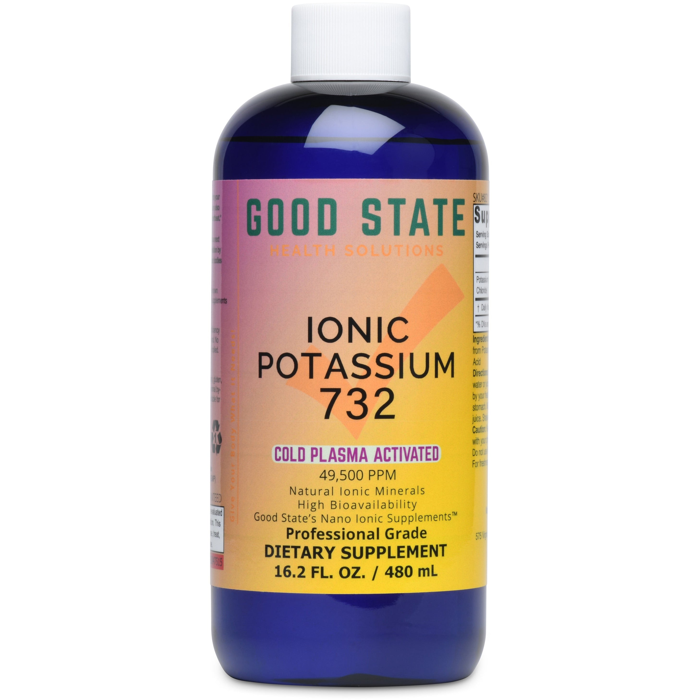 Cold Plasma-Activated Liquid Ionic Potassium 732 | 99 mg per serving ...
